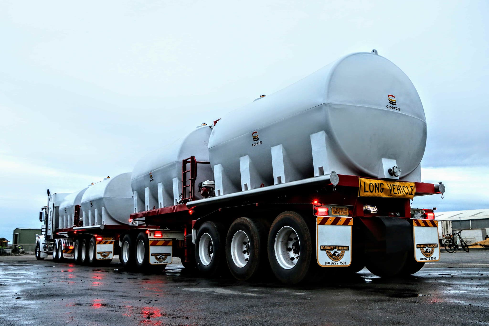 Free Standing Liquid Fertiliser Transport Tanks | Coerco