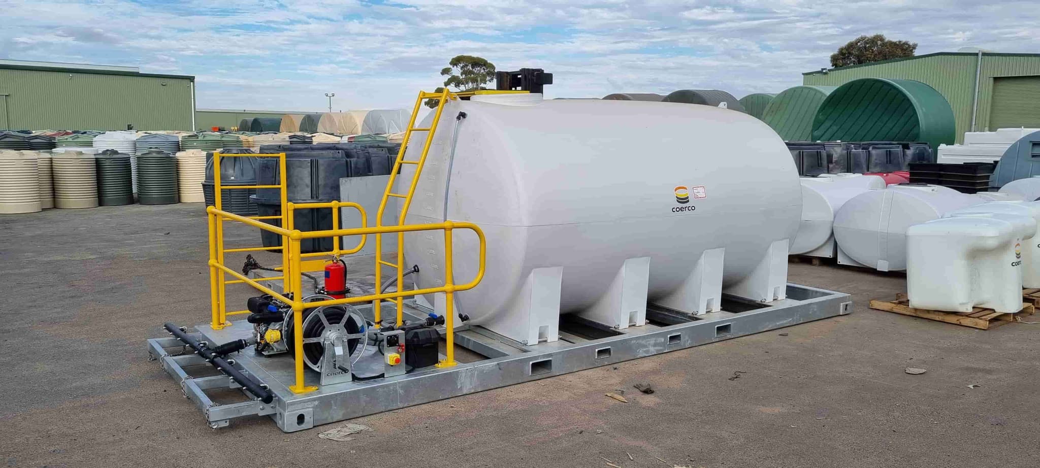 Large Skid Mounted Water Carts | Coerco